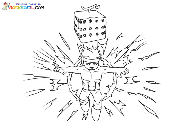 Blox Fruits Kleurplaten