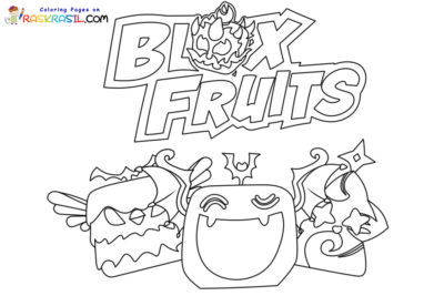 Blox Fruits Coloring Pages | Free Printables