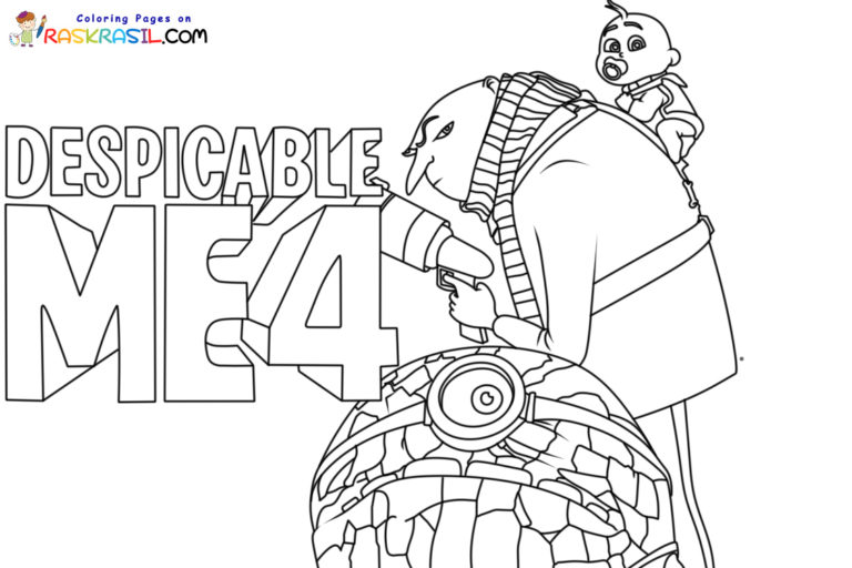 Despicable Me 4 Coloring Pages