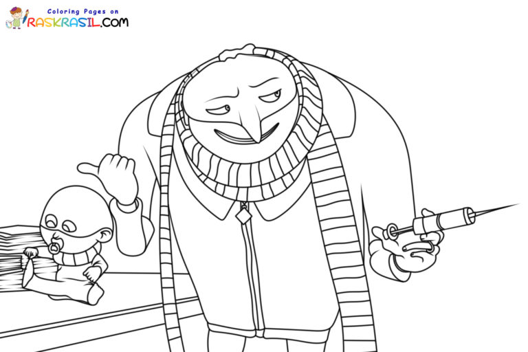 Despicable Me 4 Coloring Pages