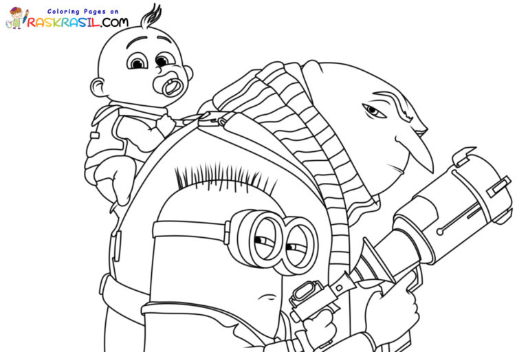 Despicable Me 4 Coloring Pages