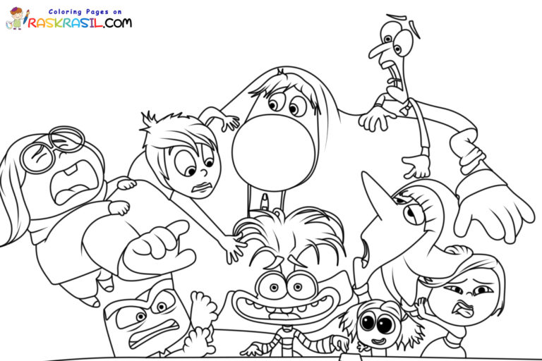 Disegni di Inside Out 2 da Colorare