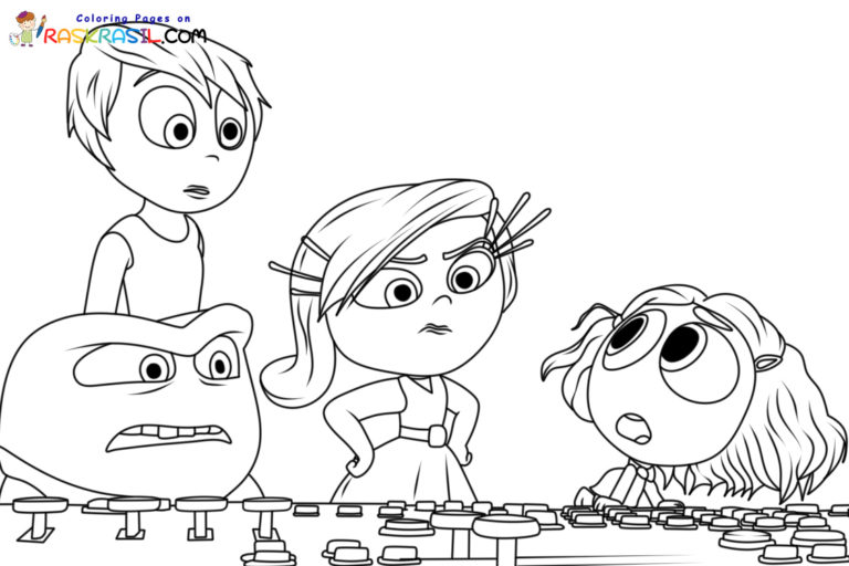Disegni di Inside Out 2 da Colorare