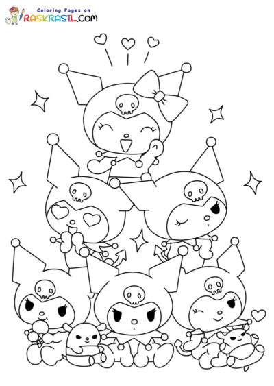 Kuromi Coloring Pages | Free Printables