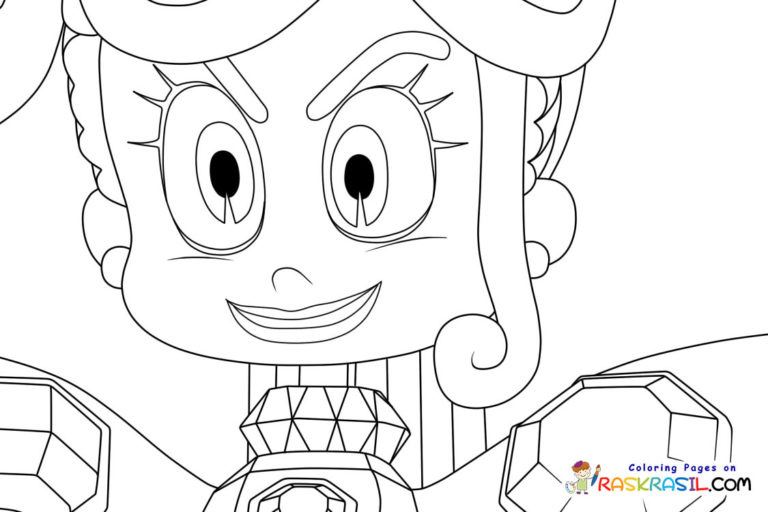 Velvet and Veneer Coloring Pages | Free Printables