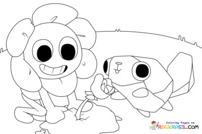 Dandy's World Coloring Pages | Free Printables