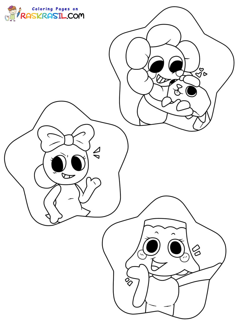 Dandy's World Coloring Pages | Free Printables