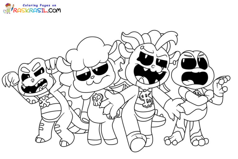 Coloriage Nightmare Critters à imprimer