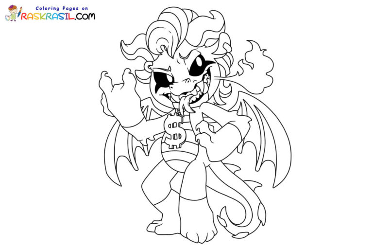 Nightmare Critters Coloring Pages | Free Printables