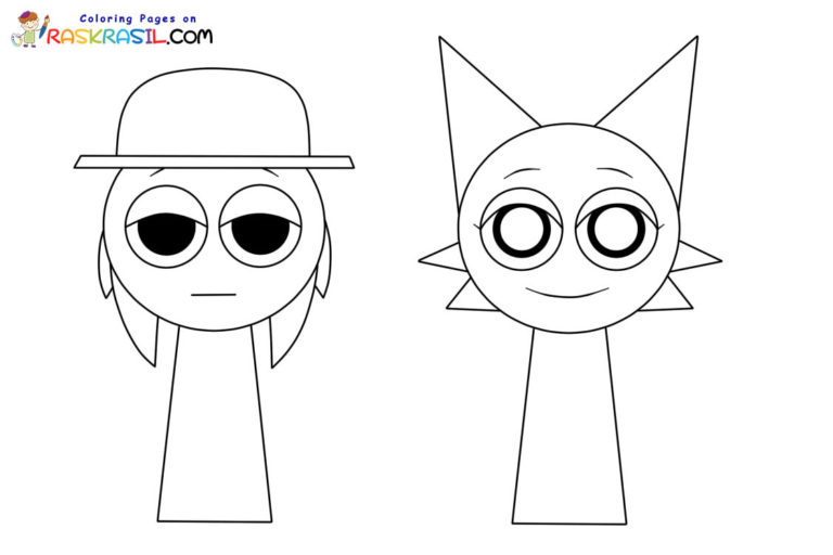 Sprunki Incredibox Coloring Pages | Free Printables