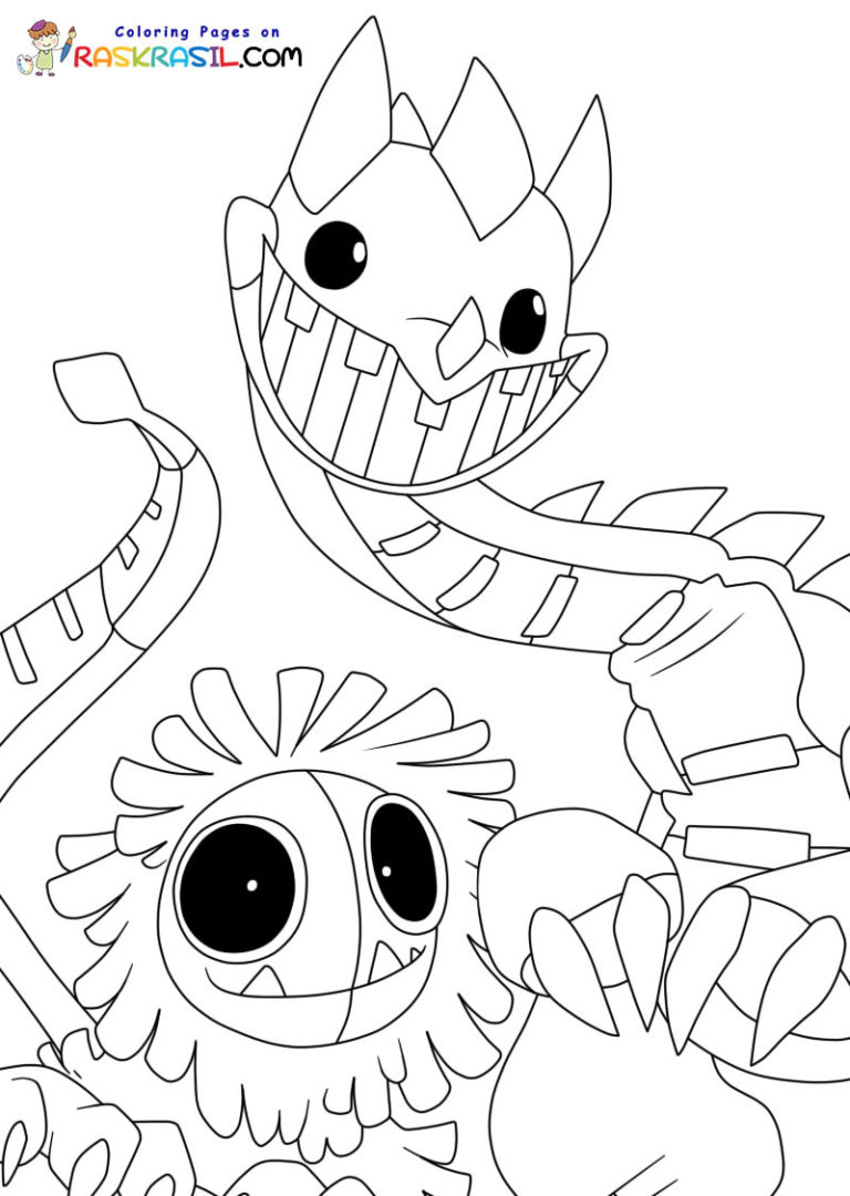 Disegni di Poppy Playtime 4 da Colorare