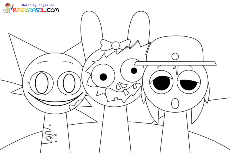 Sprunki Incredibox Coloring Pages | Free Printables