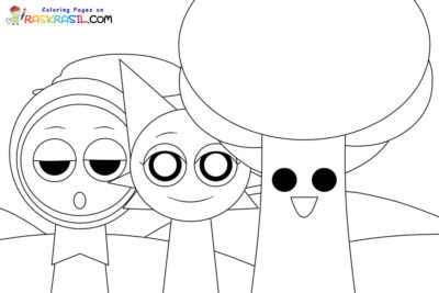 Sprunki Incredibox Coloring Pages | Free Printables
