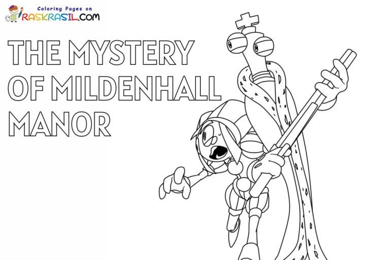 The Mystery Of Mildenhall Manor Coloring Pages | Free Printables