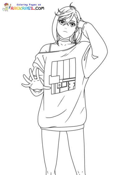 Dandadan Coloring Pages | Free Printables