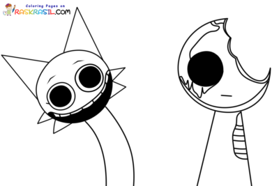 Sprunki Incredibox Coloring Pages | Free Printables