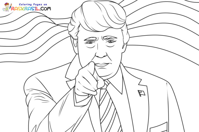 Donald Trump Coloring Pages | Free Printables
