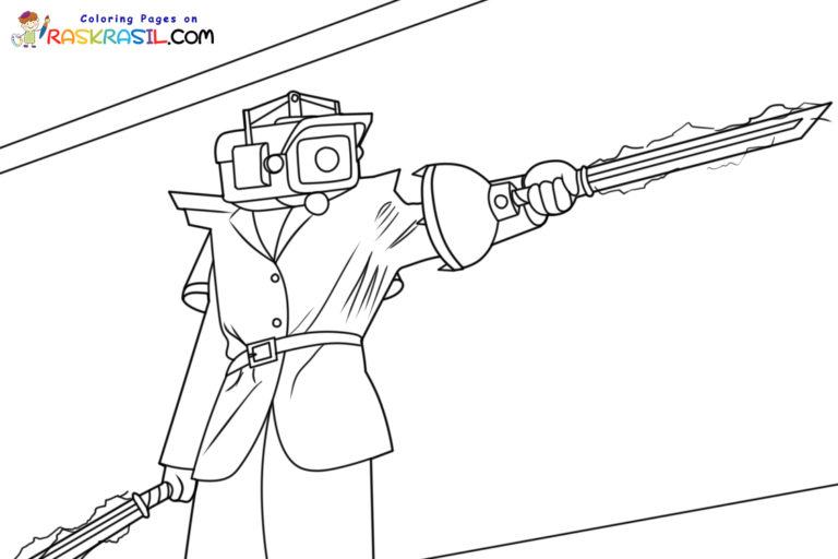 Skibidi Toilet Coloring Pages | Free Printables
