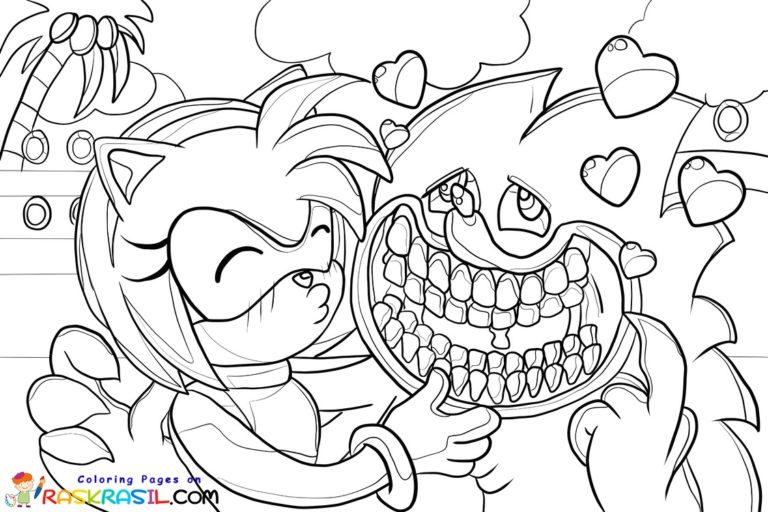 Shin Sonic Coloring Pages | Free Printables