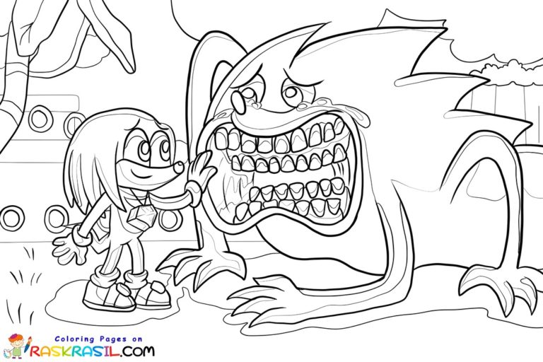 Shin Sonic Coloring Pages | Free Printables