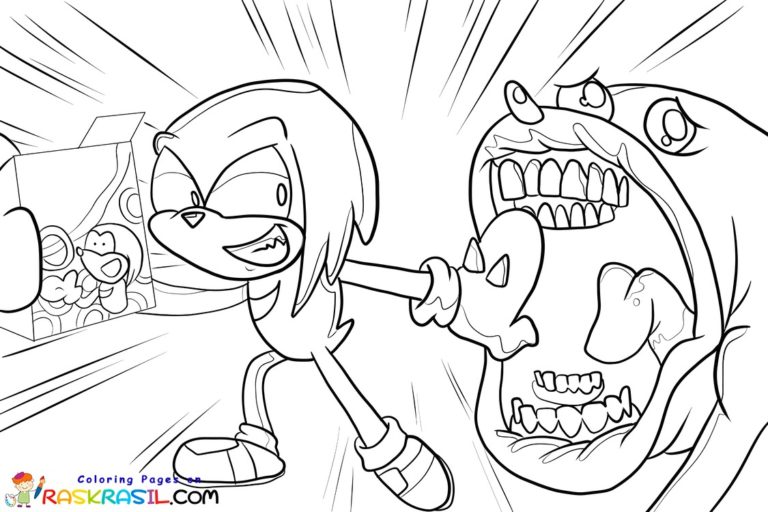 Shin Sonic Coloring Pages | Free Printables