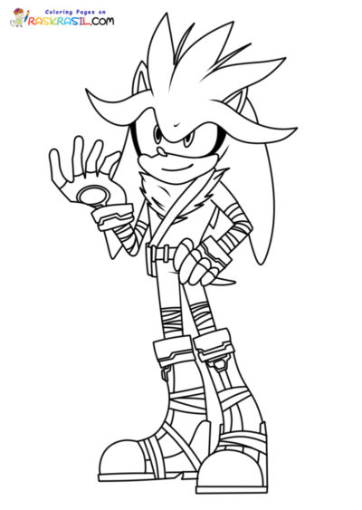 Silver the Hedgehog Coloring Pages | Free Printables
