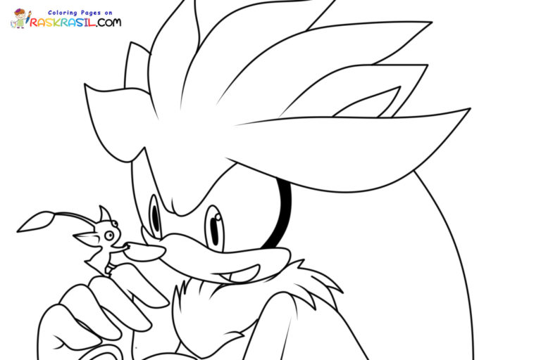 Silver the Hedgehog Coloring Pages | Free Printables
