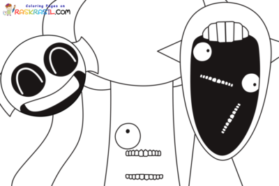 Coloriage Sprunki Incredibox à imprimer