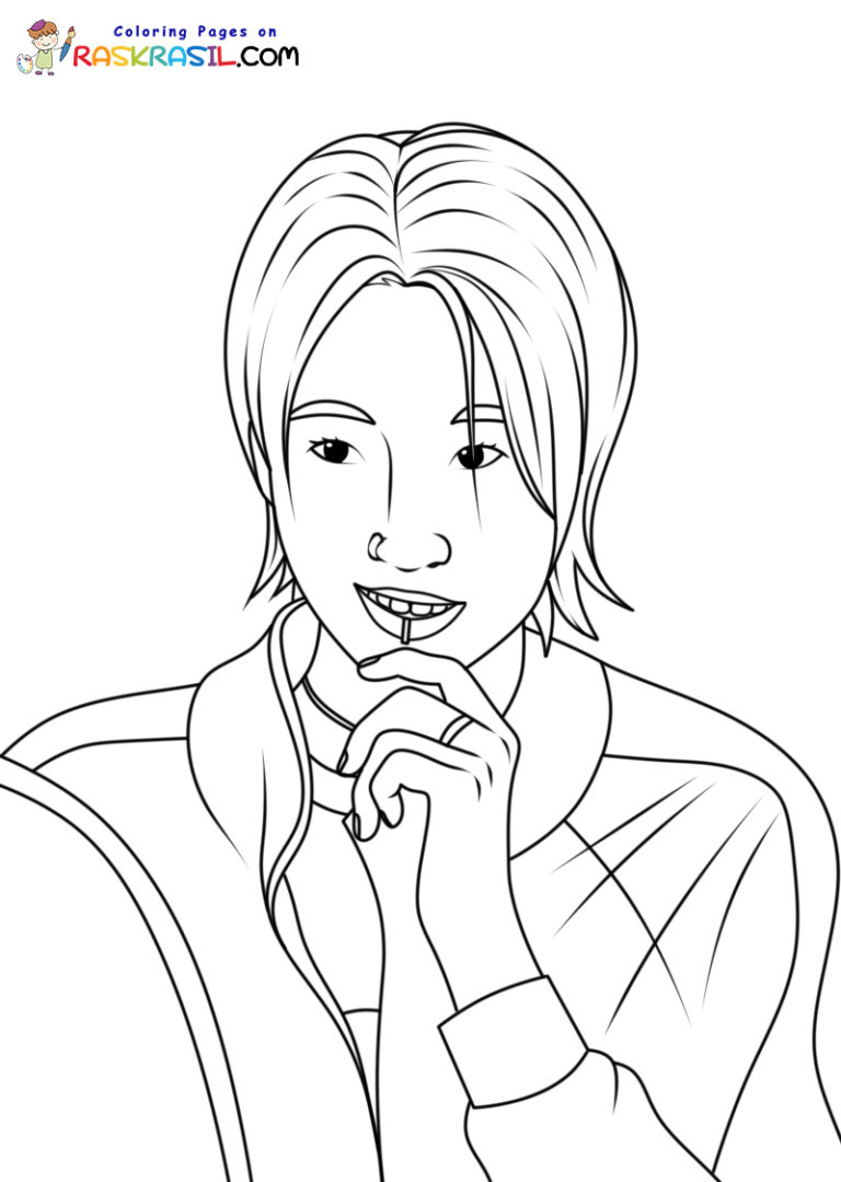 Dibujos El juego del Calamar 2 para Colorear