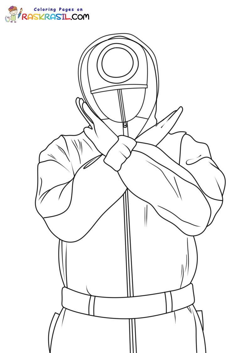 Dibujos El juego del Calamar 2 para Colorear Dibujos El juego del Calamar 2 para Colorear