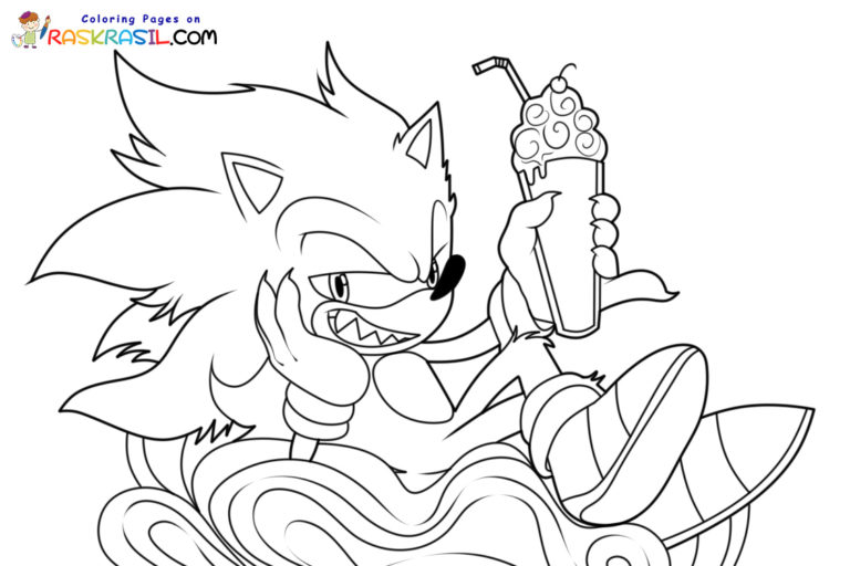 Kolorowanki Super Sonic | Darmowe Malowanki do wydruku