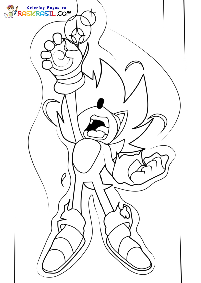 Super Sonic Coloring Pages | Free Printables