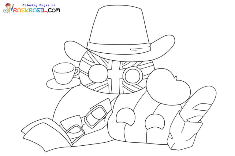 Countryballs Coloring Pages | Free Printables