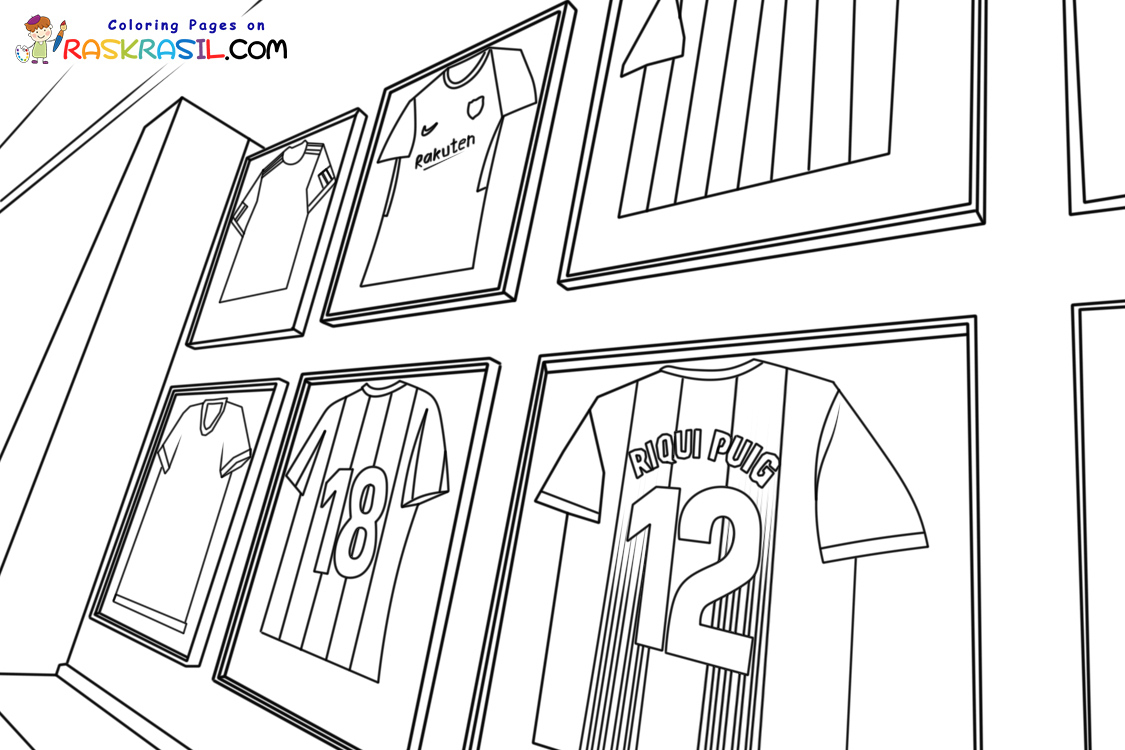 FC Barcelona Coloring Pages | Free Printables