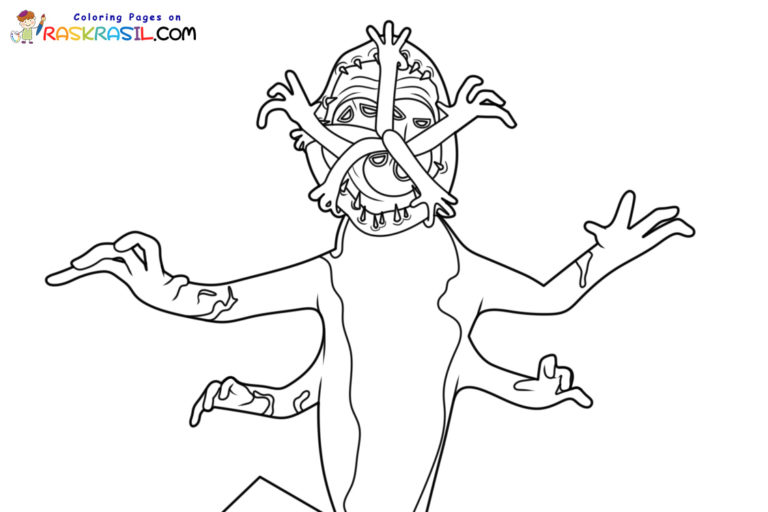 Kolorowanki Poppy Playtime Rozdział 4 | Malowanki do wydruku