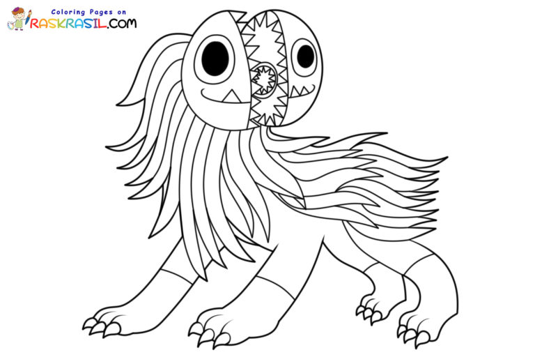 Kolorowanki Poppy Playtime Rozdział 4 | Malowanki do wydruku