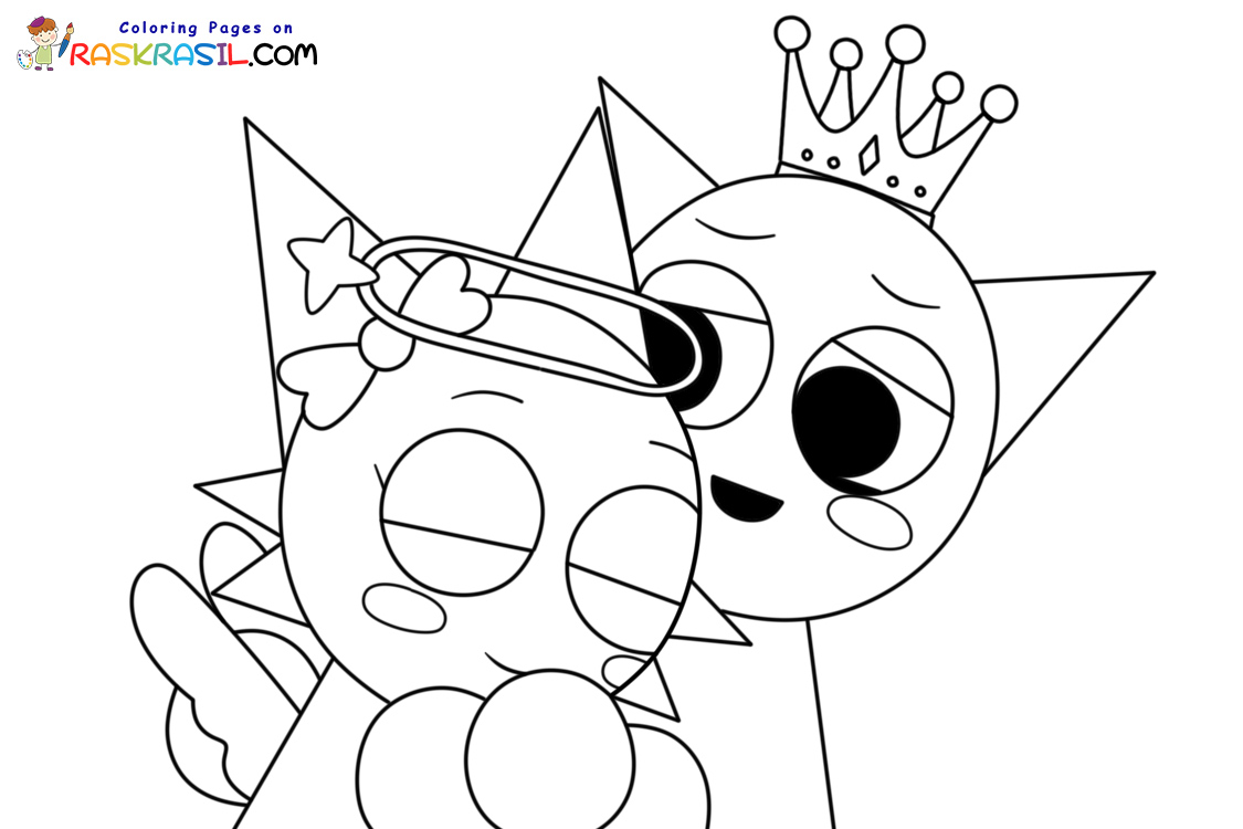 Disegni di Incredibox Sprunki da Colorare