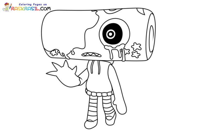 Disegni di Dandy's World da Colorare