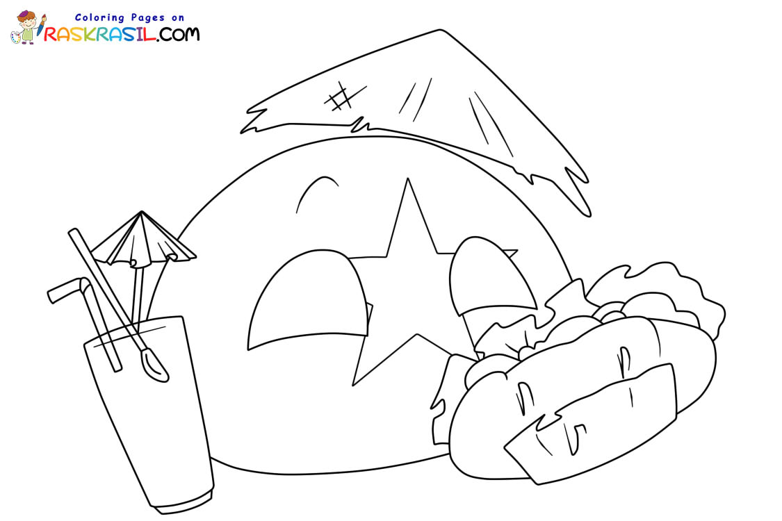 Countryballs Coloring Pages | Free Printables