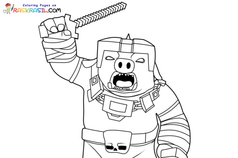 A Minecraft Movie Coloring Pages | Free Printables