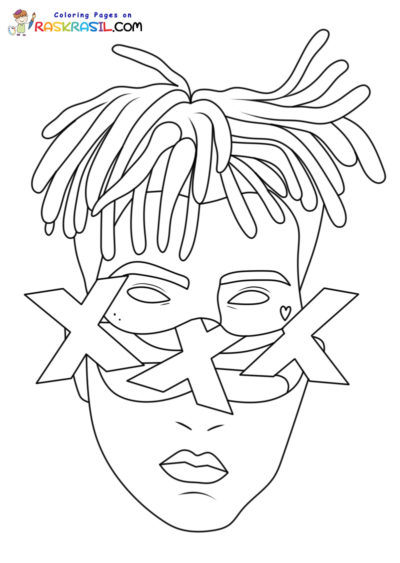 XXXTentacion Coloring Pages | Free Printables