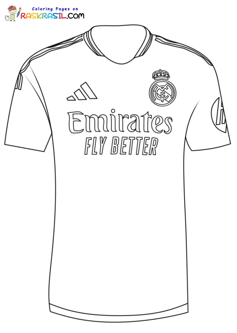 Coloriage Real Madrid à imprimer