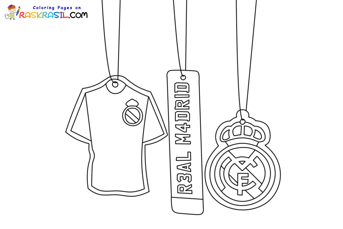 Real Madrid Coloring Pages | Free Printables