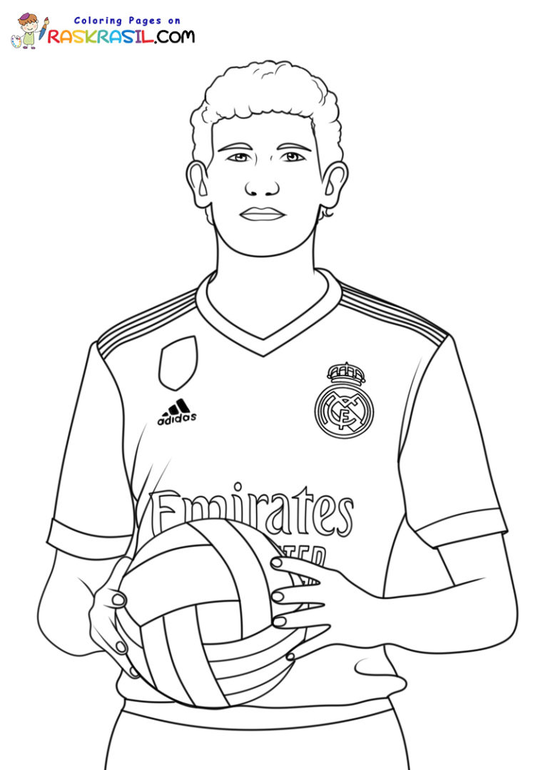 Real Madrid Coloring Pages | Free Printables