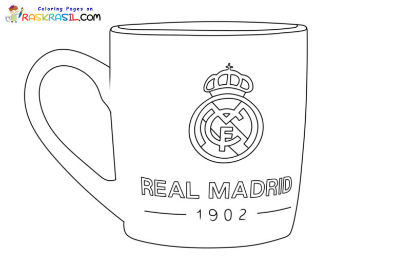 Real Madrid Coloring Pages | Free Printables