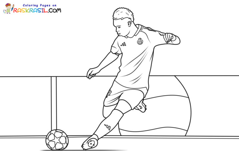 Real Madrid Coloring Pages | Free Printables