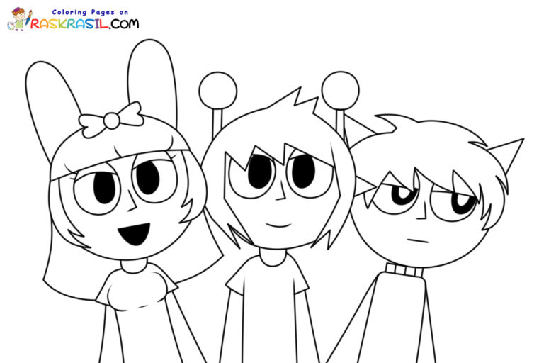 Sprunki Incredibox Coloring Pages | Free Printables