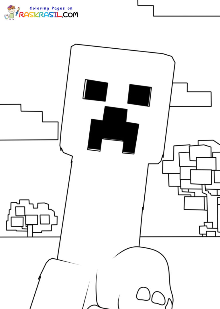A Minecraft Movie Coloring Pages | Free Printables