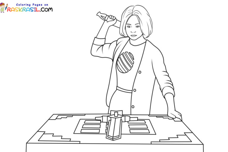 A Minecraft Movie Coloring Pages | Free Printables