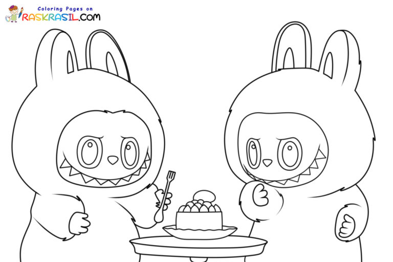 Ausmalbilder Labubu | Kostenlos Malvorlagen zum Ausdrucken